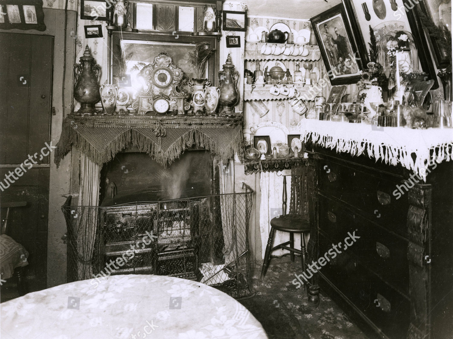Decor Early 1910s Working Class Home Editorial Stock Photo - Stock ...