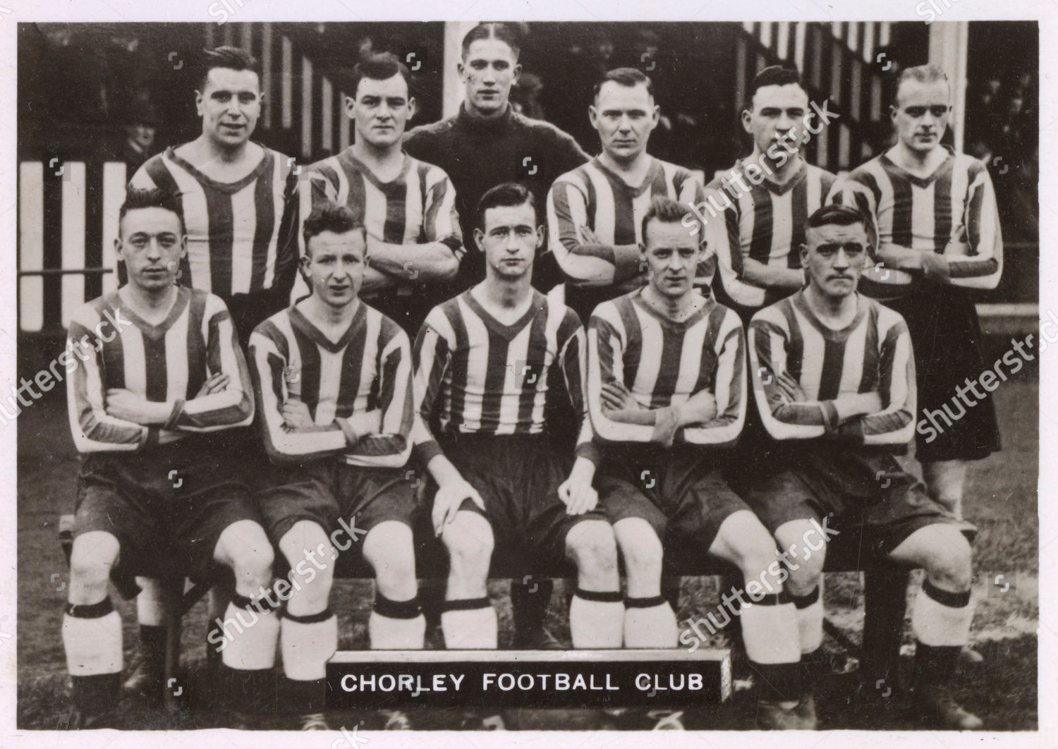 Chorley Fc Football Team 19341935 Back Editorial Stock Photo - Stock ...