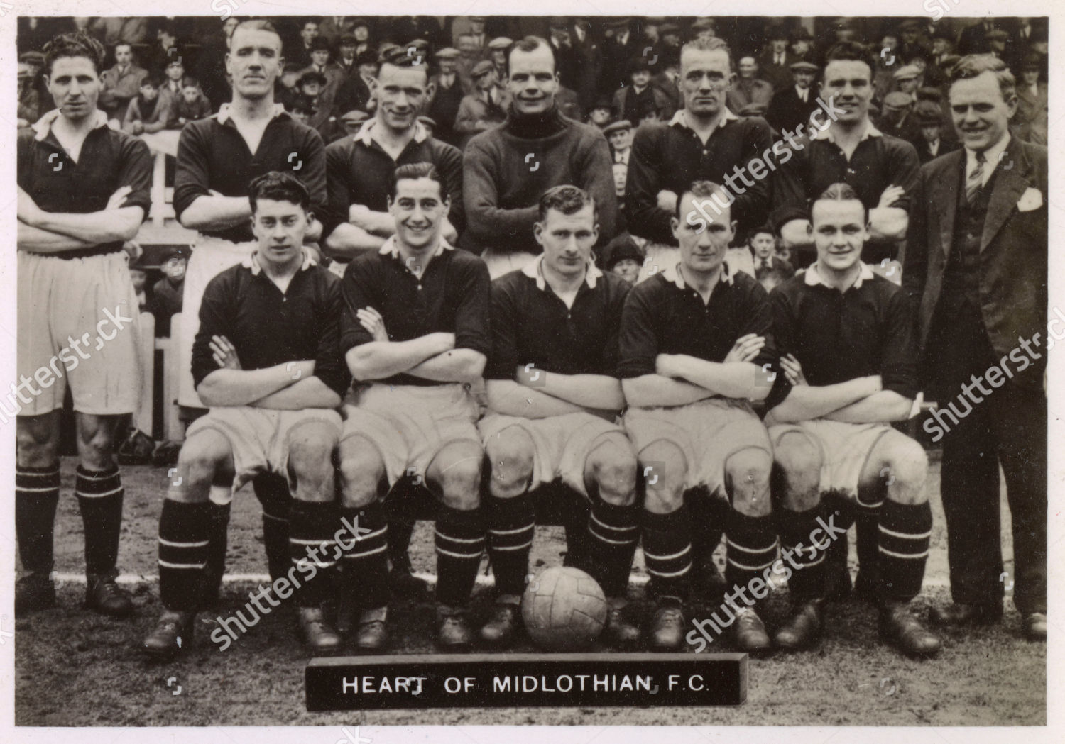 Heart Midlothian Fc Football Team 19341935 Editorial Stock Photo ...