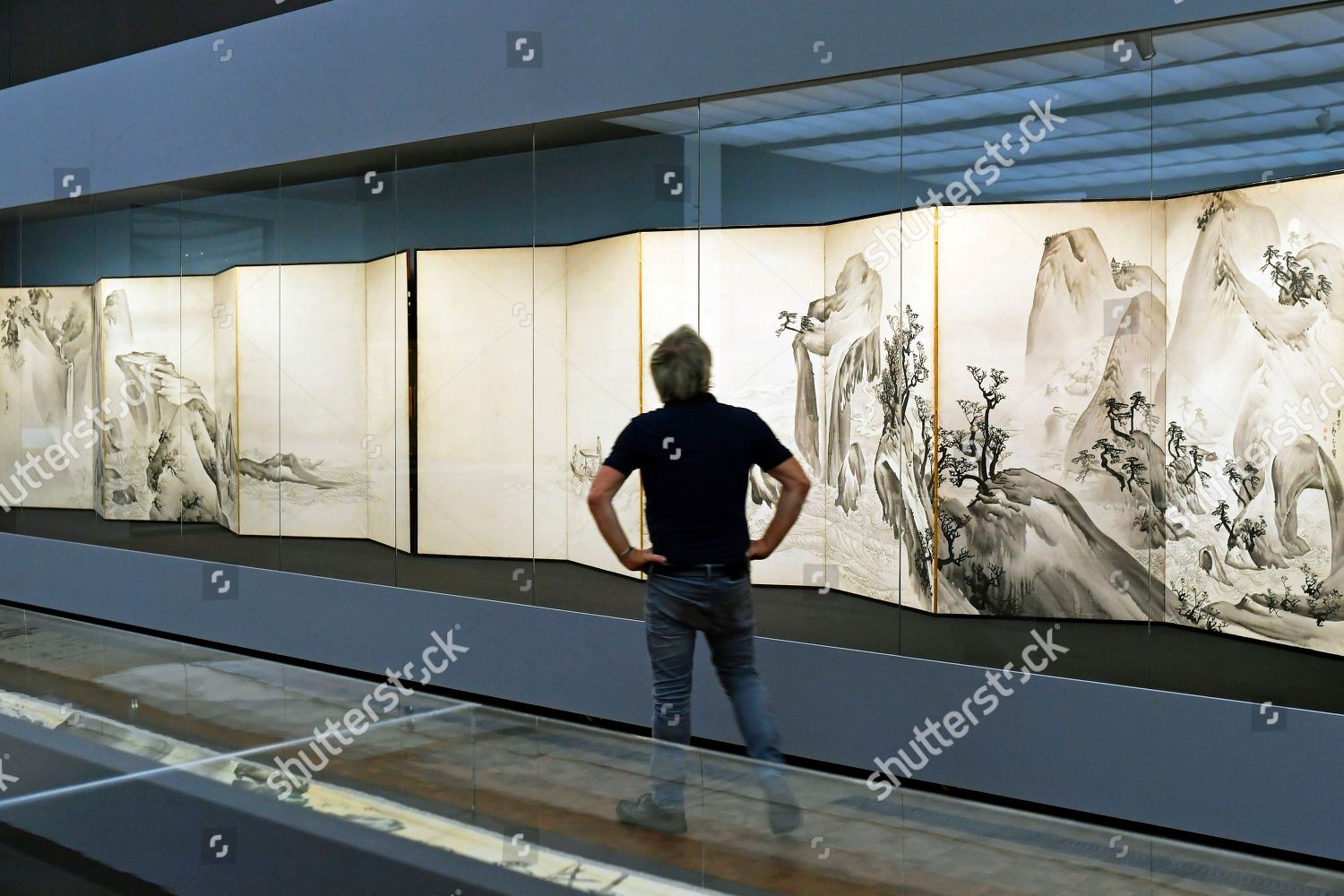 Works By Nagasawa Rosetsu On Display Editorial Stock Photo - Stock Image | Shutterstock