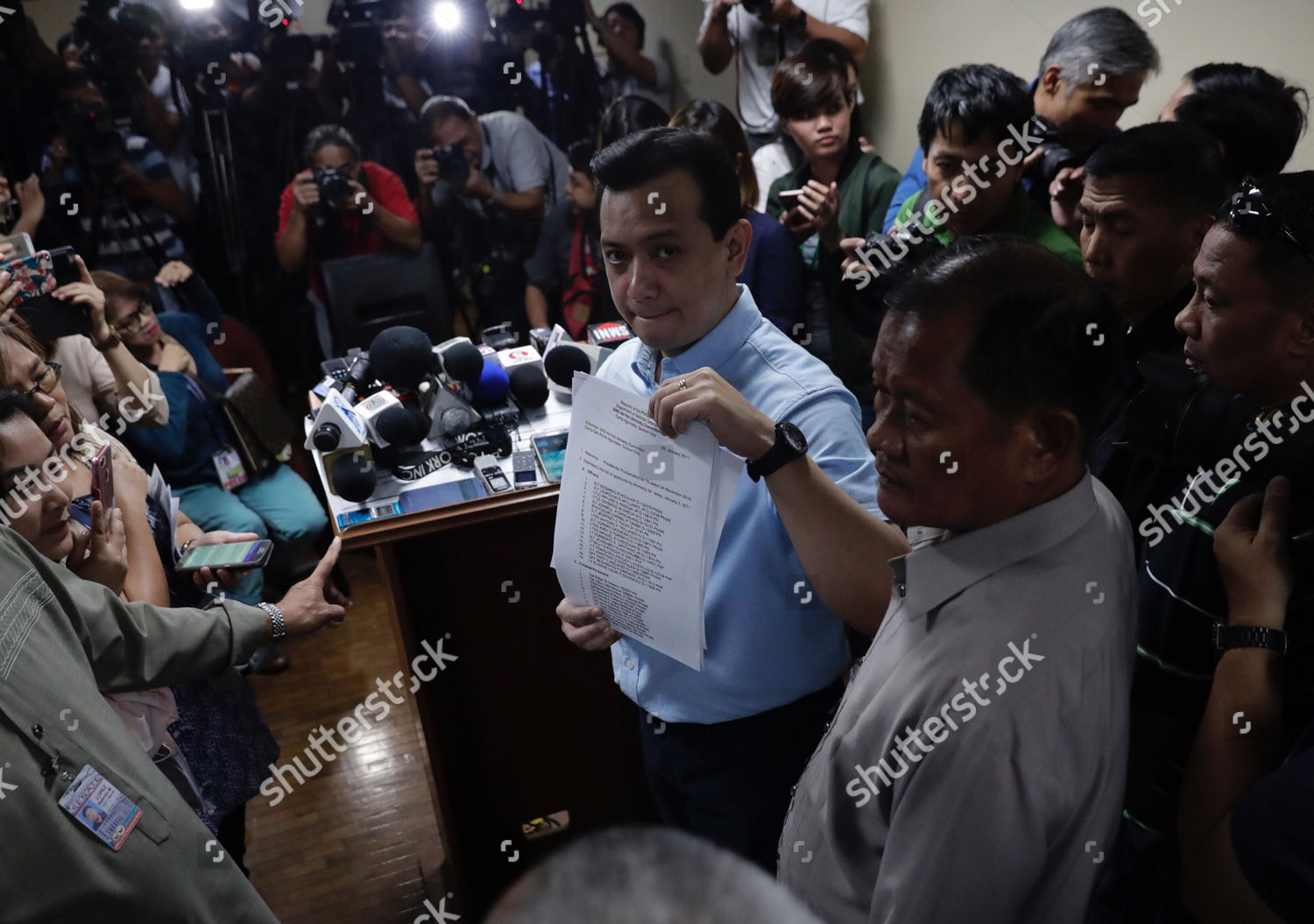 Philippine Senator Antonio Trillanes Iv C Editorial Stock Photo - Stock ...