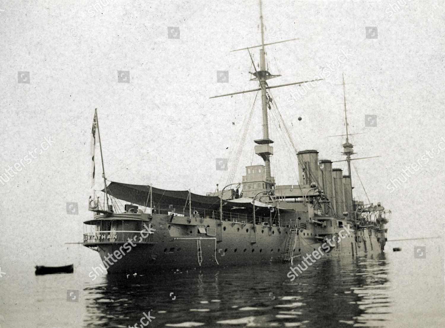 Hms Leviathan British Drake Class Protected Editorial Stock Photo ...