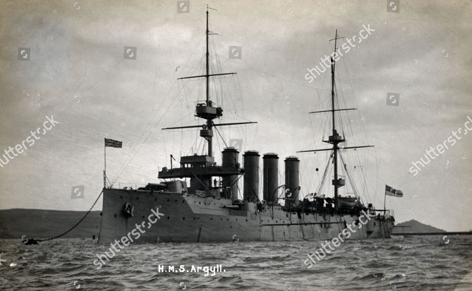 Hms Argyll British Devonshire Class Protected Editorial Stock Photo ...