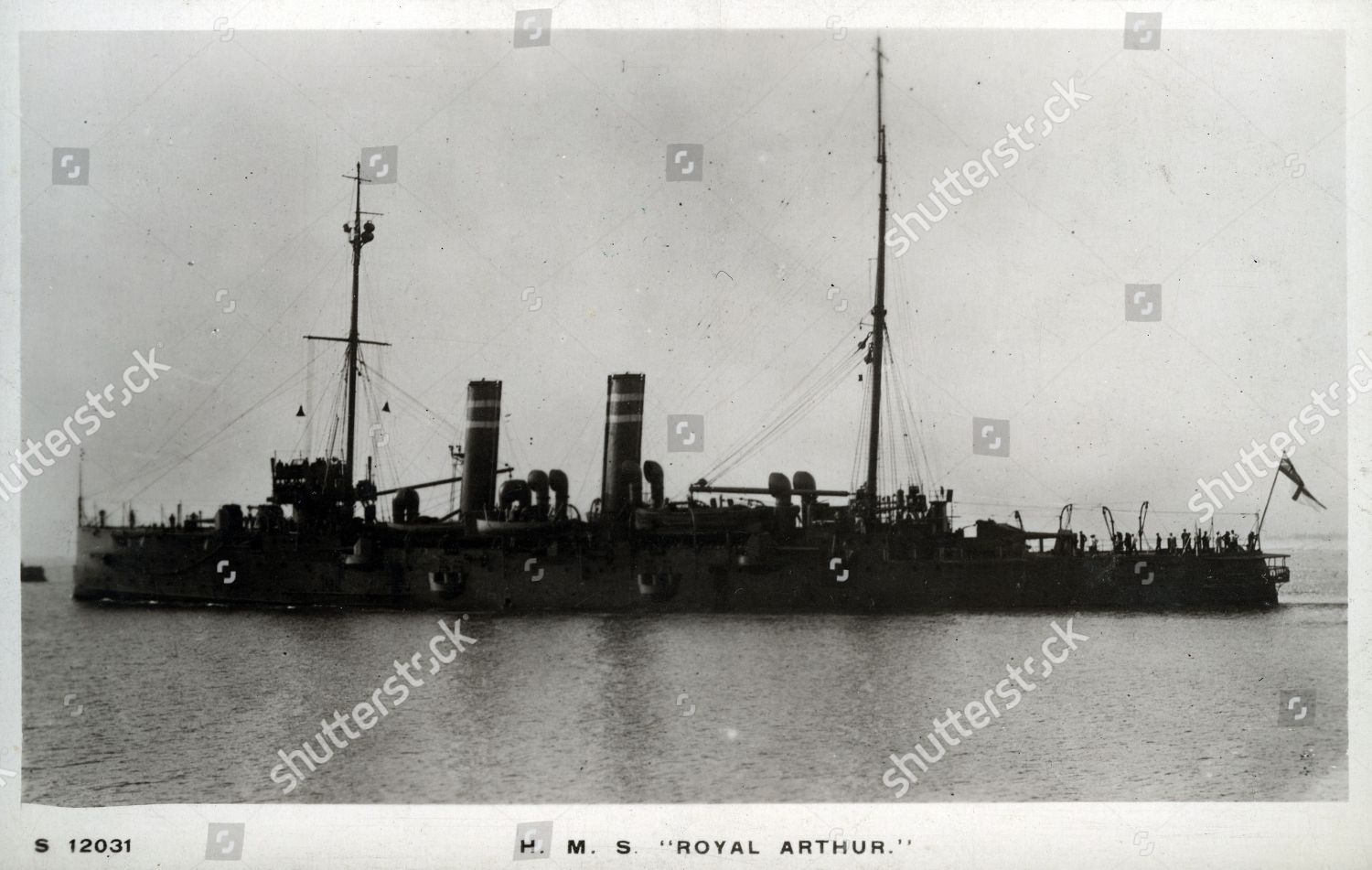 Hms Royal Arthur British Edgar Class Editorial Stock Photo - Stock ...
