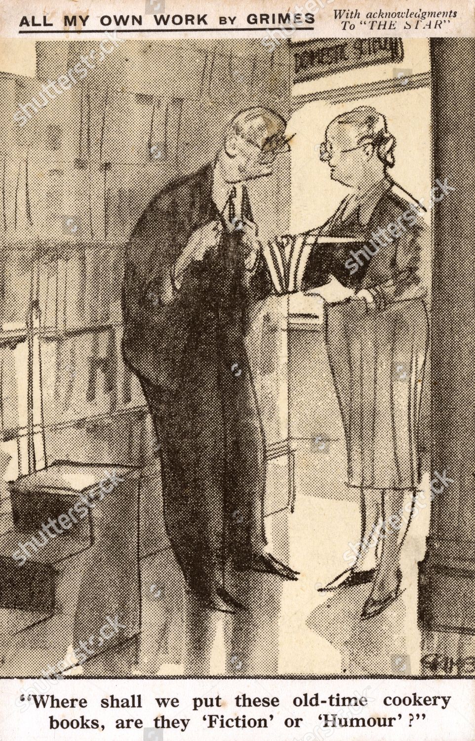 Ww2 Rationing Humour Where Shall We Editorial Stock Photo - Stock Image ...