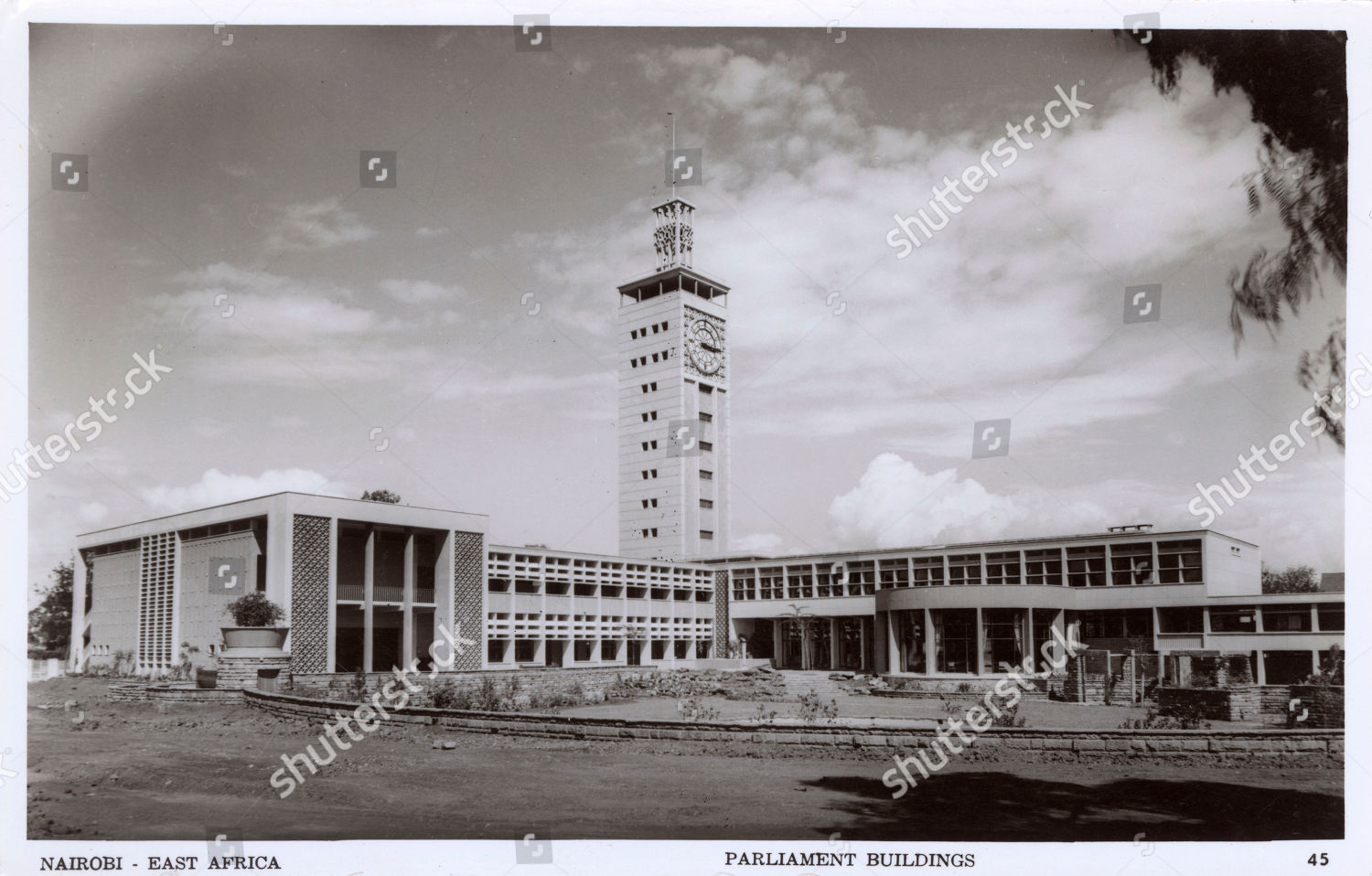 Parliament Buildings Clock Tower Nairobi Kenya Editorial Stock Photo ...