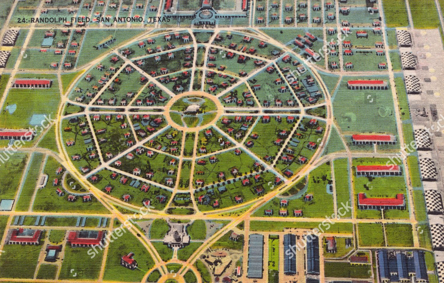 Aerial View Randolph Field San Antonio Editorial Stock Photo - Stock ...