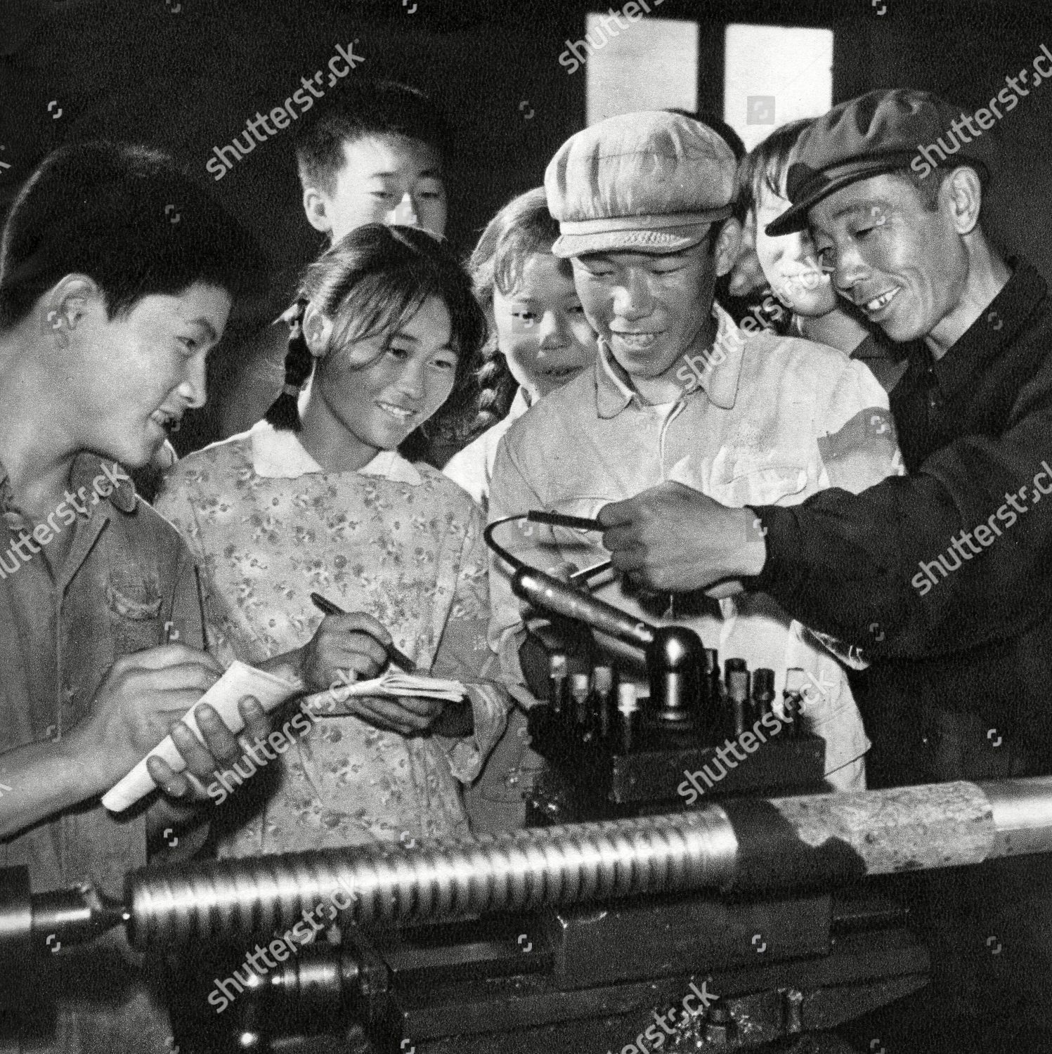 Students School Communist China Making Notes Editorial Stock Photo ...