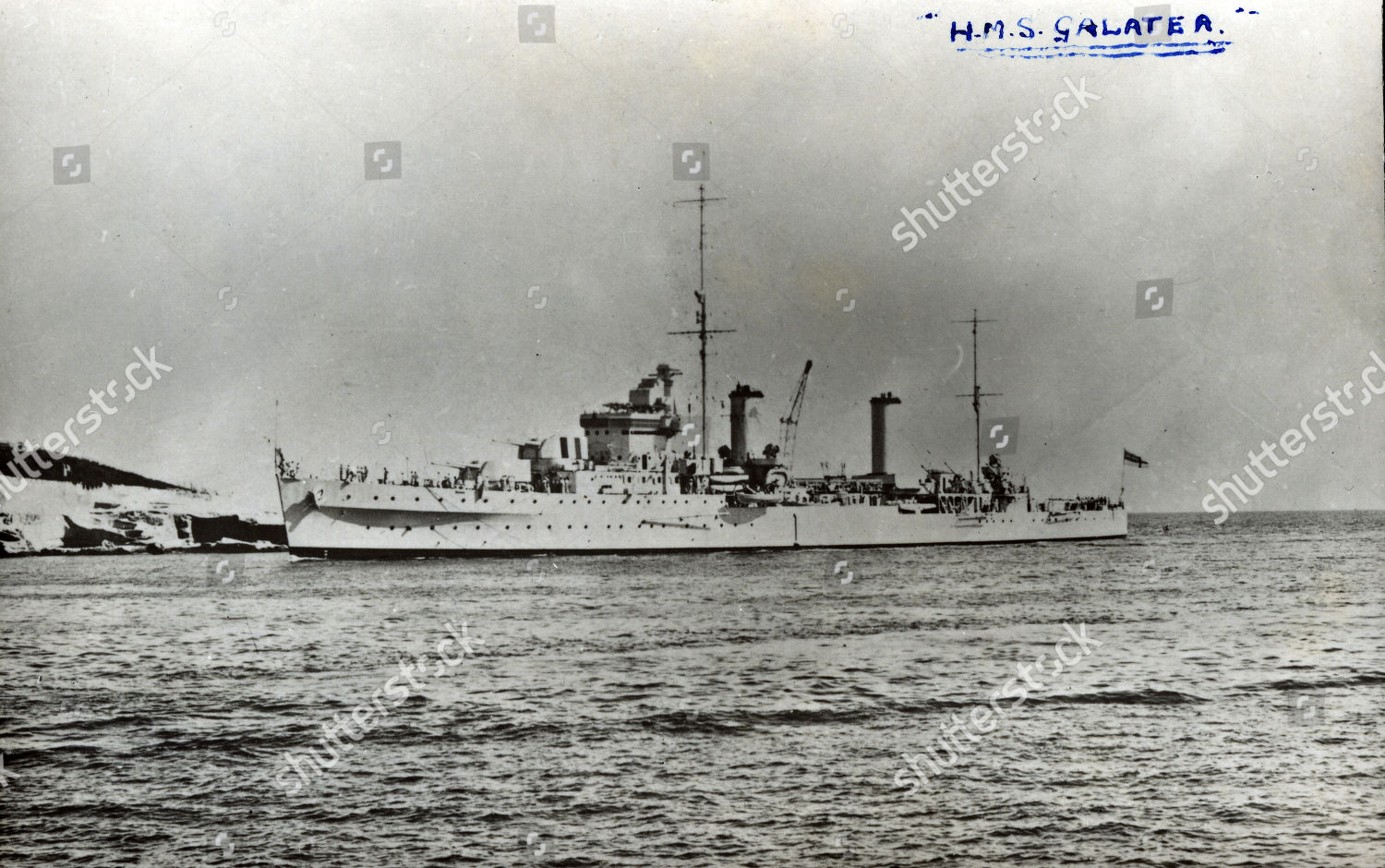 Hms Galatea 71 British Arethusa Class Editorial Stock Photo - Stock ...