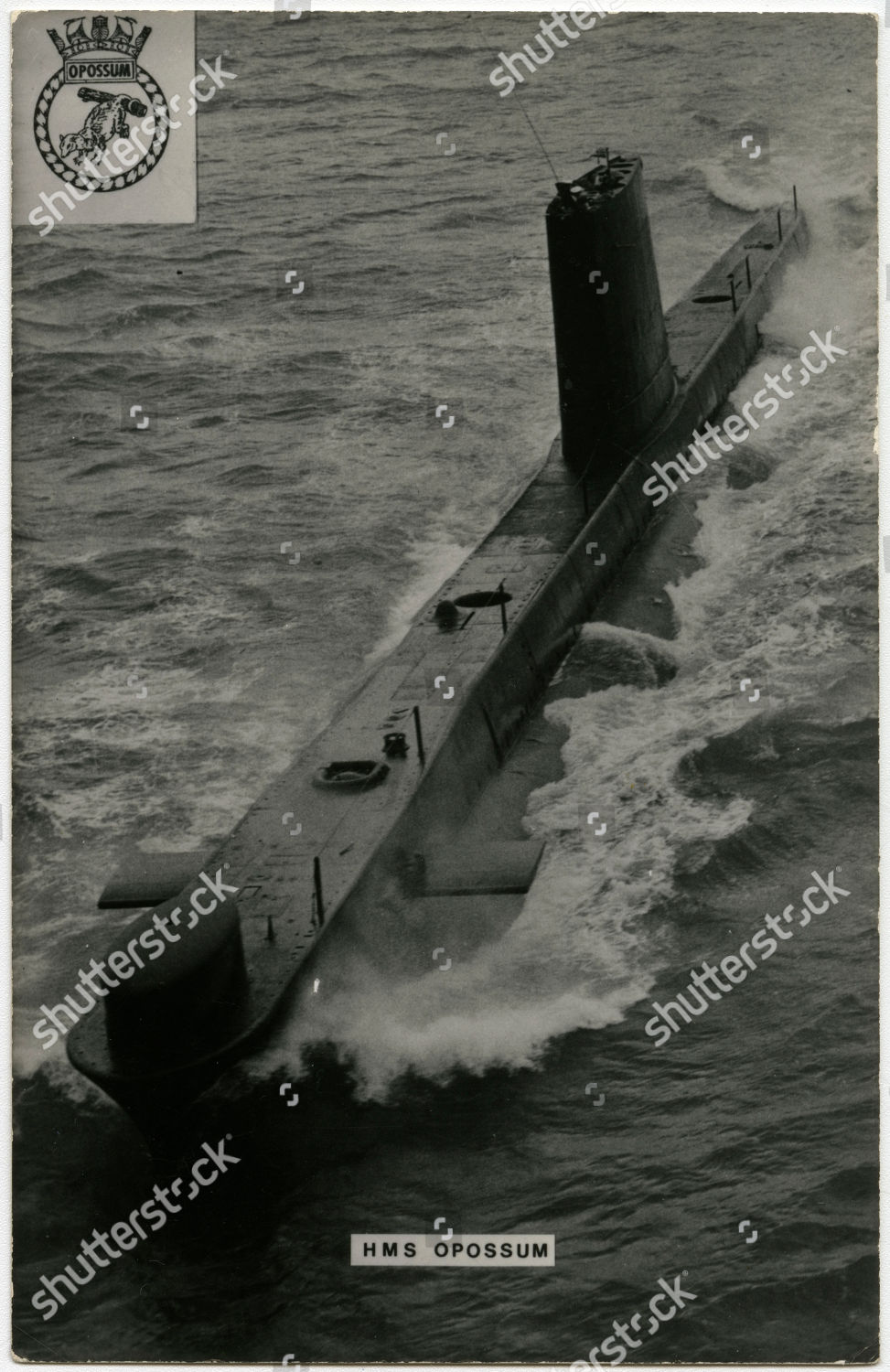 Hms Opossum Oberon Class Submarine Powered Editorial Stock Photo ...