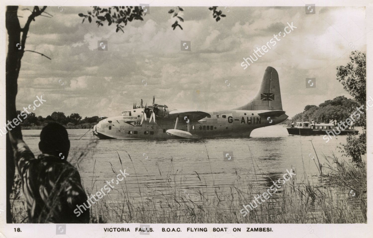 Short Solent Passenger Flying Boat Gahin Editorial Stock Photo - Stock ...