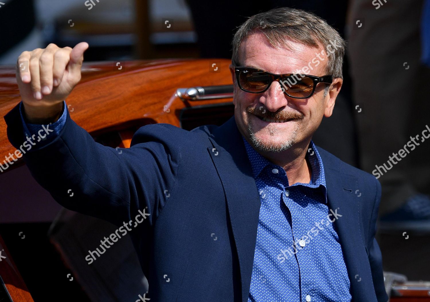 Italian Actor Giacomo Poretti Arrives Lido Editorial Stock Photo ...