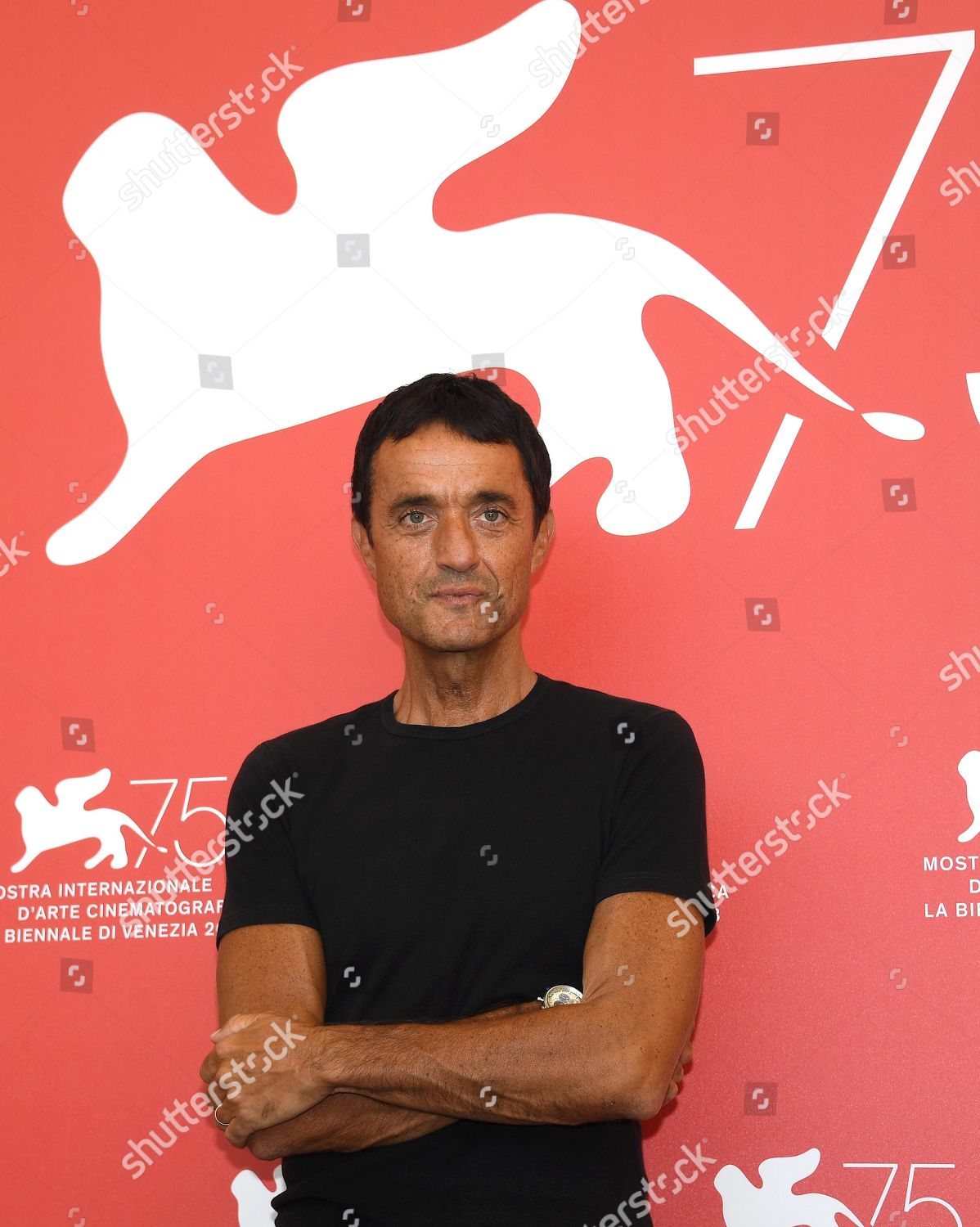Italian Filmmaker Actor Giulio Base Poses Editorial Stock Photo - Stock ...