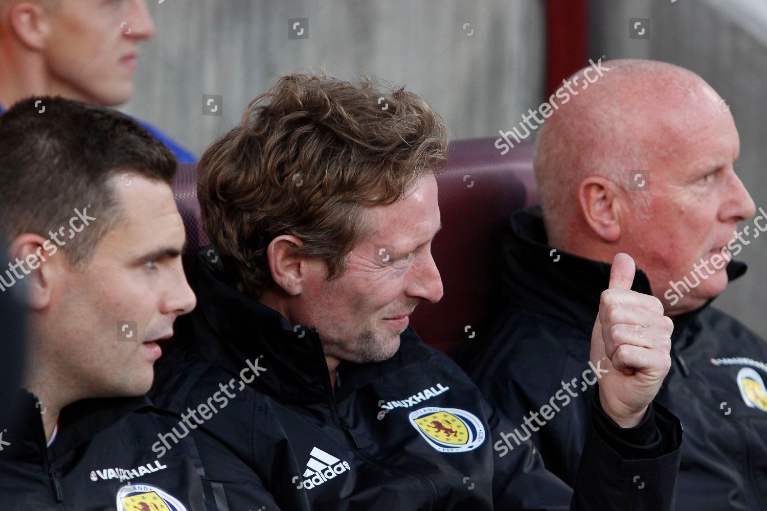 Scotland U21 Coach Scot Gemmill Gives Editorial Stock Photo - Stock ...