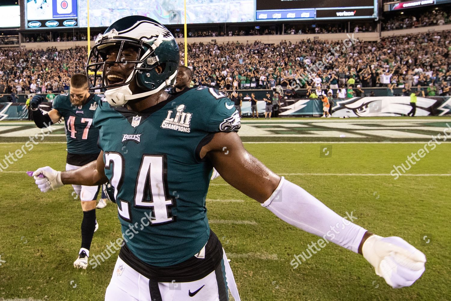 Philadelphia Eagles Safety Corey Graham 24 Editorial Stock Photo ...
