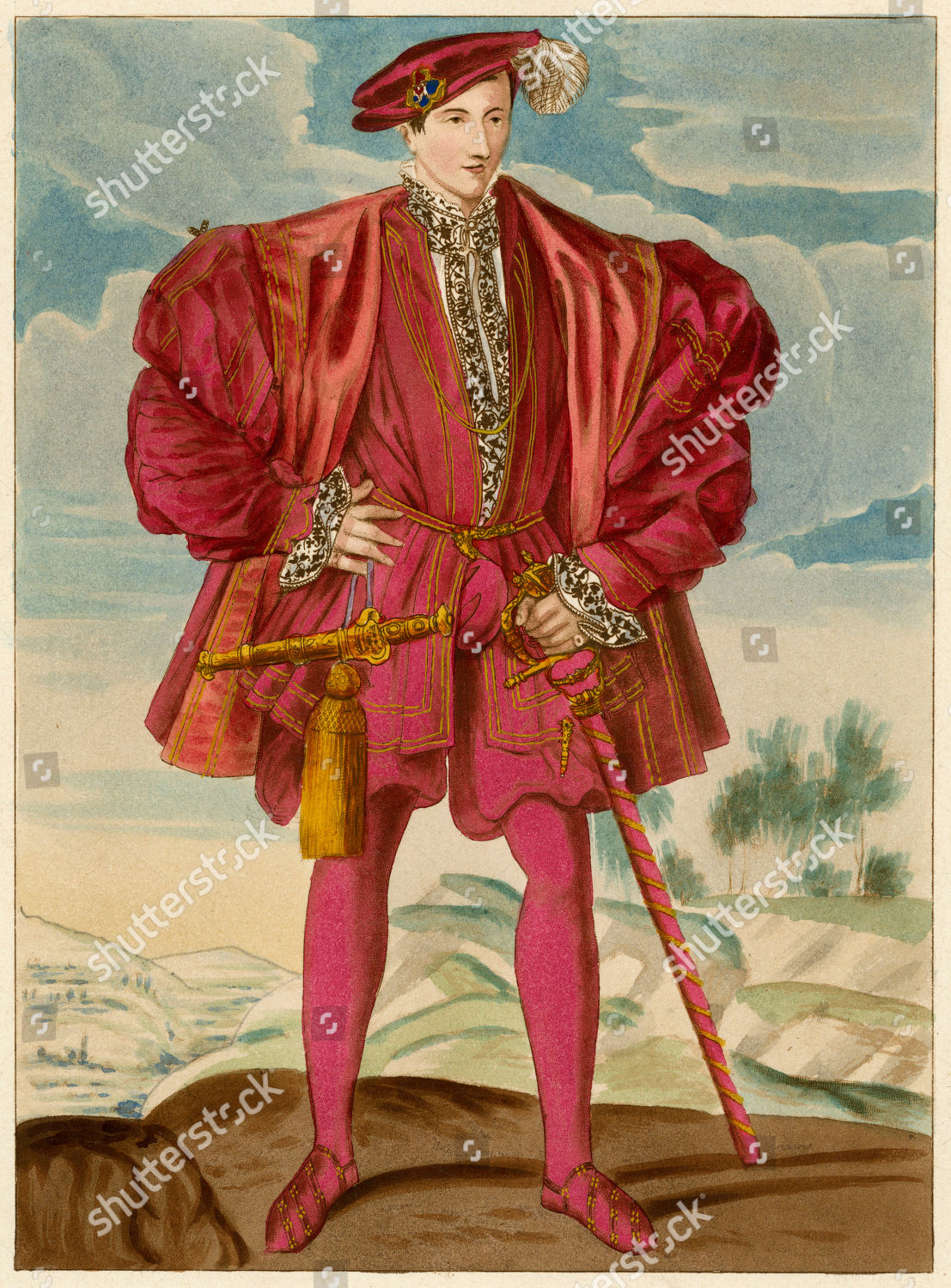 Henry Howard Earl Surrey Poet Soldier Editorial Stock Photo - Stock ...