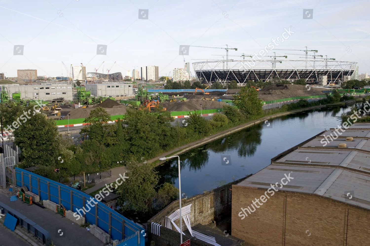 View Surrounding Hackney Wick Area Olympic Editorial Stock Photo ...