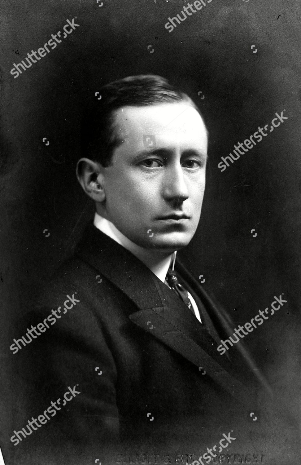 This Portrait Italian Inventor Marconi Born Editorial Stock Photo ...