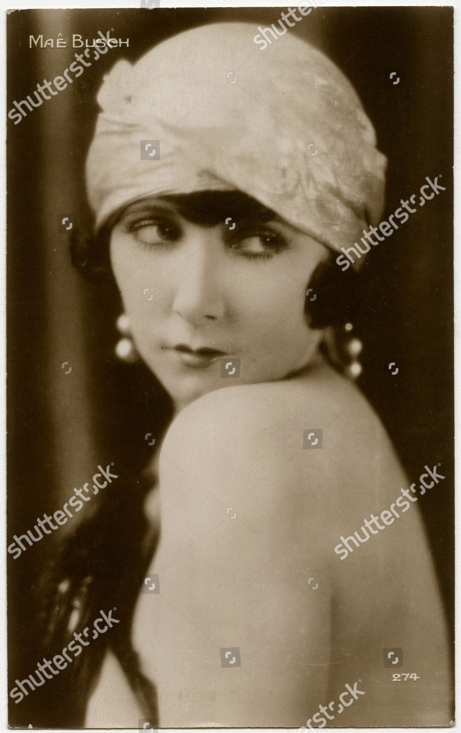Mae Busch 1891 1946 Australianborn Actress Editorial Stock Photo ...