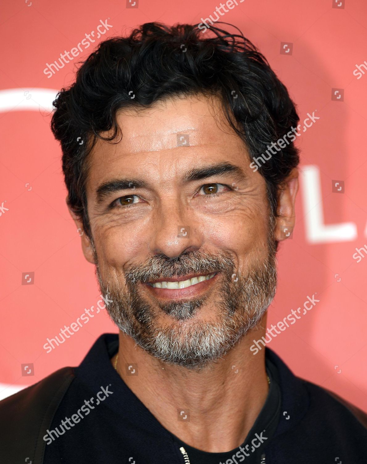 Italian Actor Alessandro Gassmann Poses During Editorial Stock Photo ...