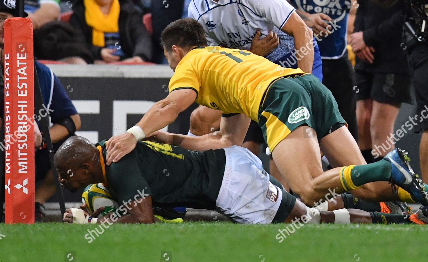 Makazole Mapimpi L Springboks Scores Try Editorial Stock Photo - Stock ...