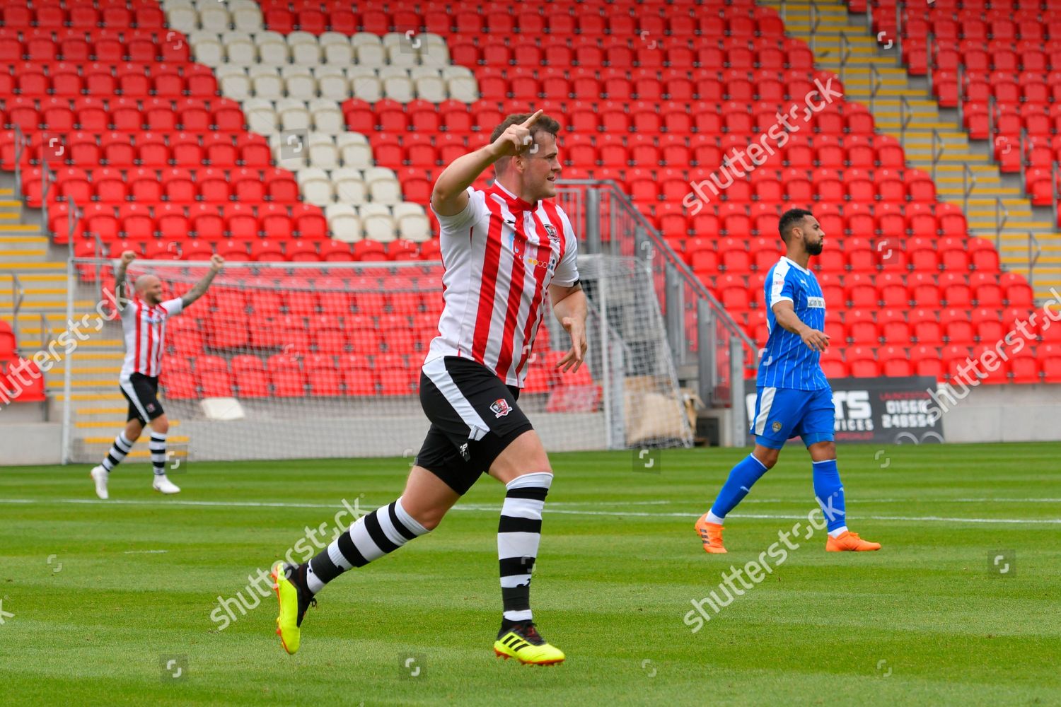 Goal Pierce Sweeney 2 Exeter City Editorial Stock Photo - Stock Image ...