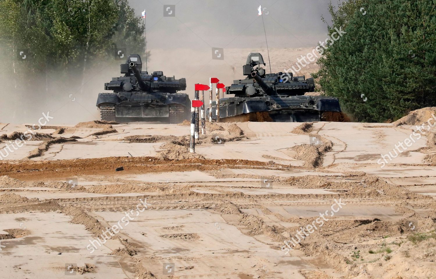 Russian Crew Tanks T80 Perform During Editorial Stock Photo - Stock ...