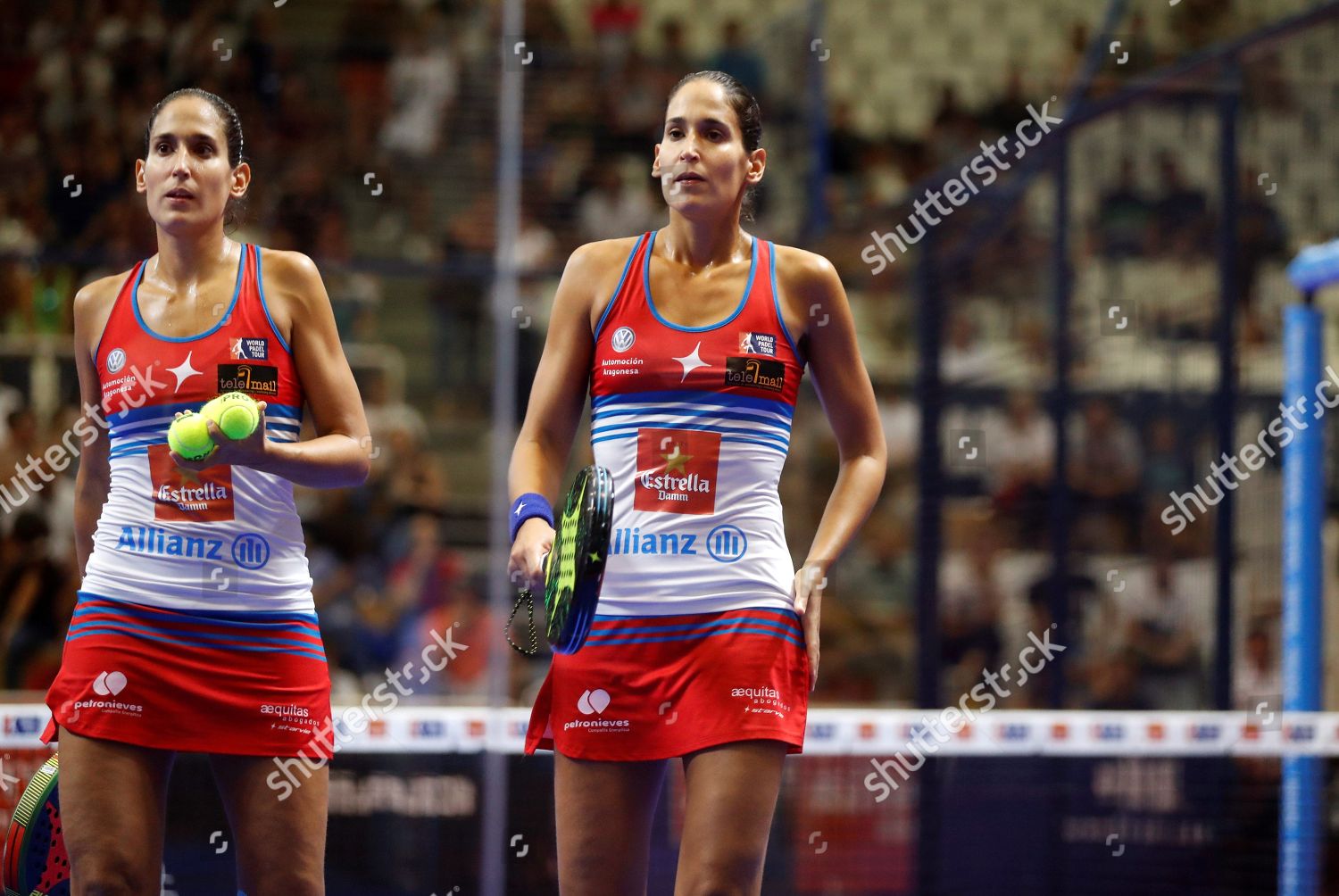 Spanish Paddle Tennis Players Mapi L Editorial Stock Photo - Stock ...