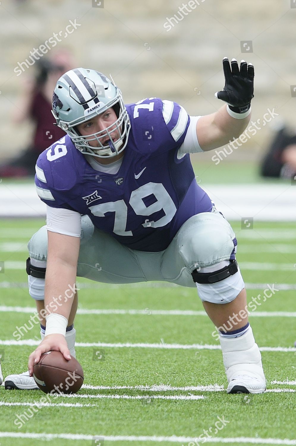 Kansas State Wildcats Offensive Lineman Adam Editorial Stock Photo ...