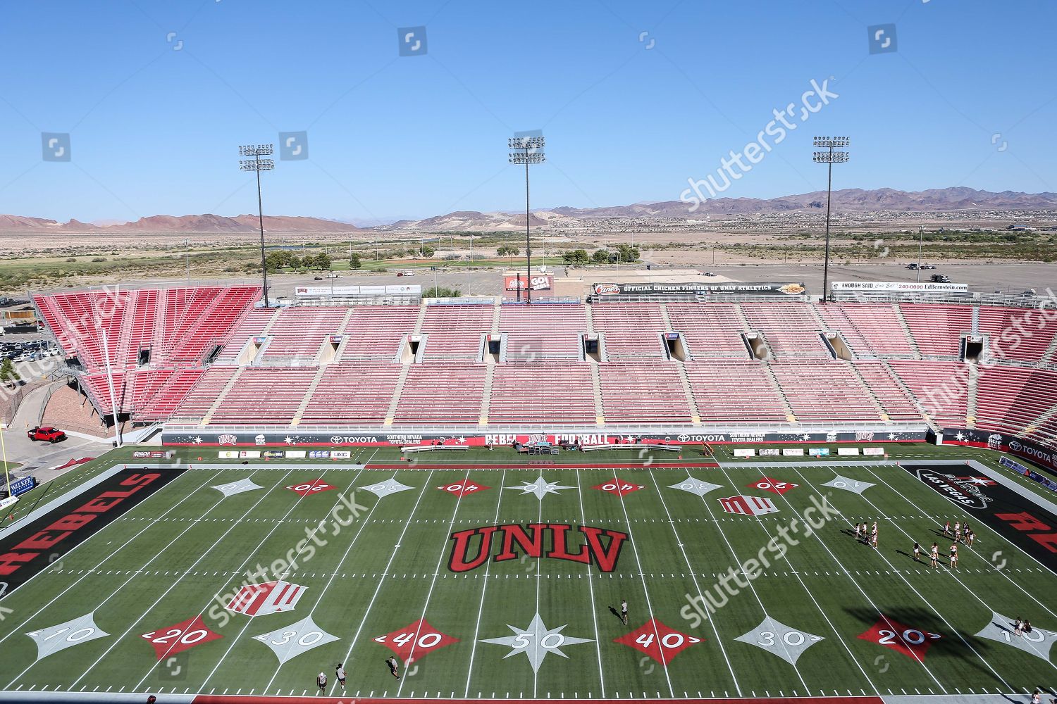 Interior View Sam Boyd Stadium Prior Editorial Stock Photo - Stock ...