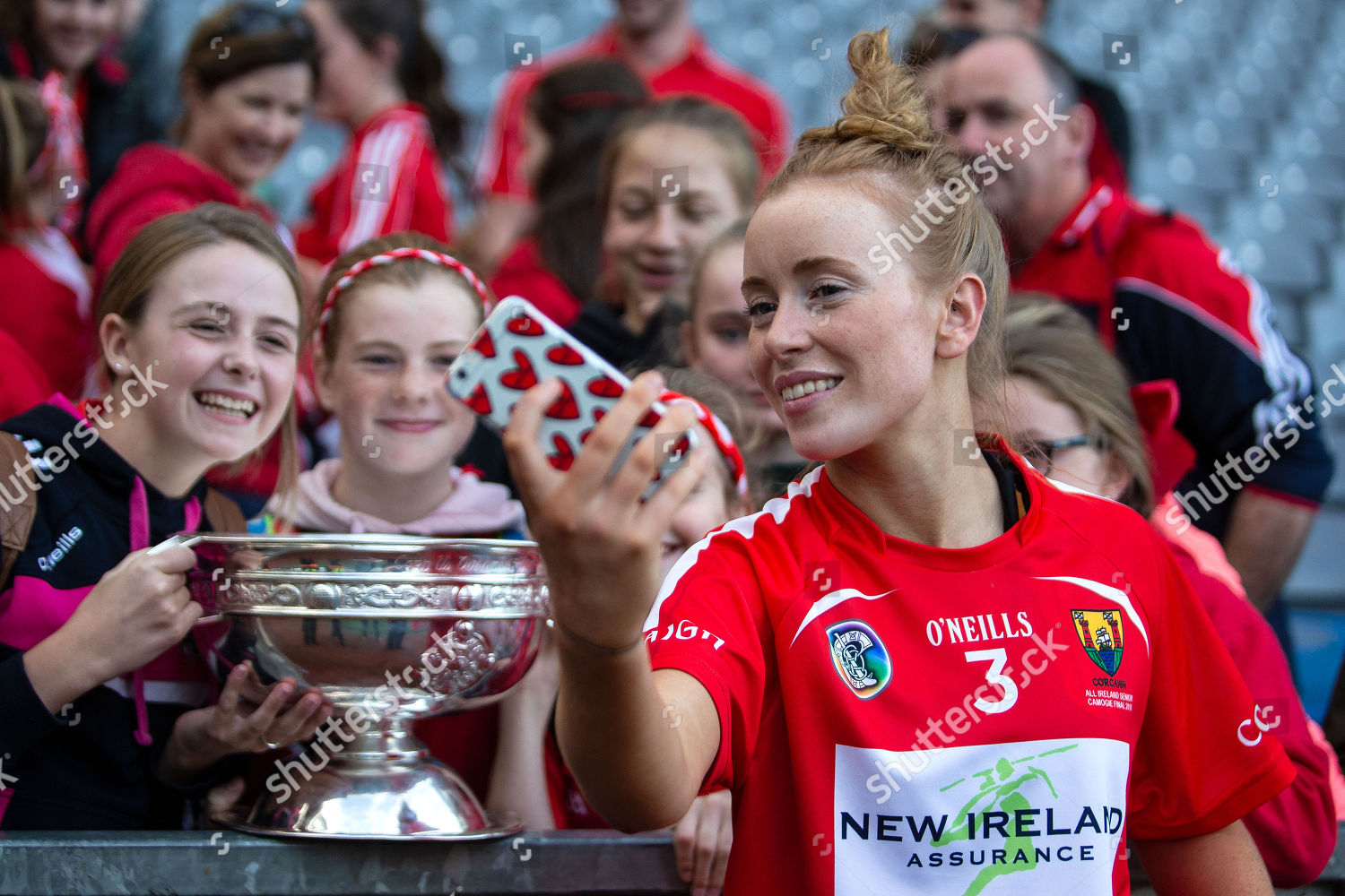 Cork Vs Kilkenny Corks Laura Treacy Editorial Stock Photo - Stock Image ...