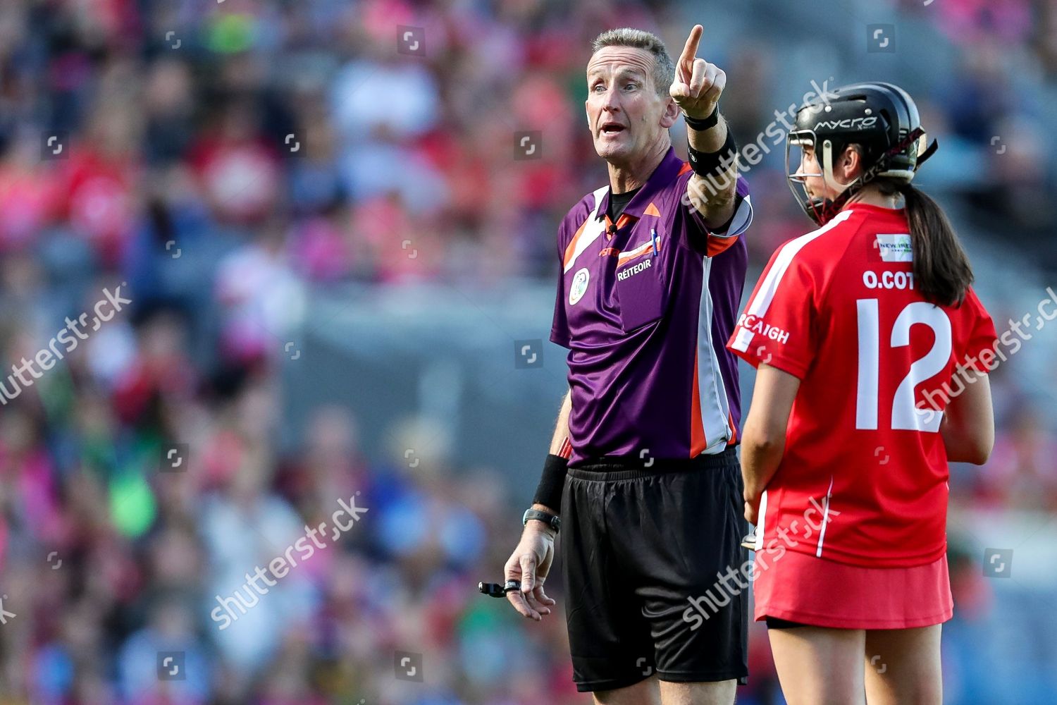 Cork Vs Kilkenny Referee Eamon Cassidy Editorial Stock Photo - Stock ...