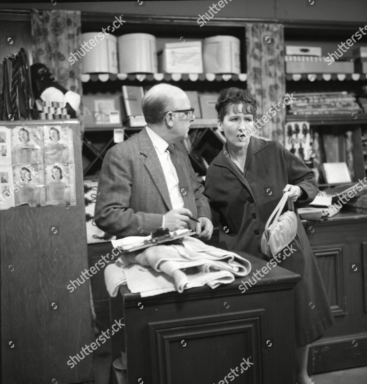 Arthur Lowe Leonard Swindley Eileen Derbyshire Editorial Stock Photo ...