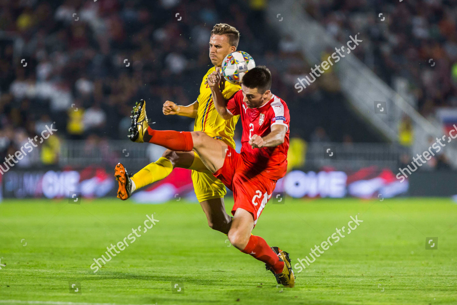 Antonio Rukavina Serbia Challenges Nicusor Bancu Editorial Stock Photo ...