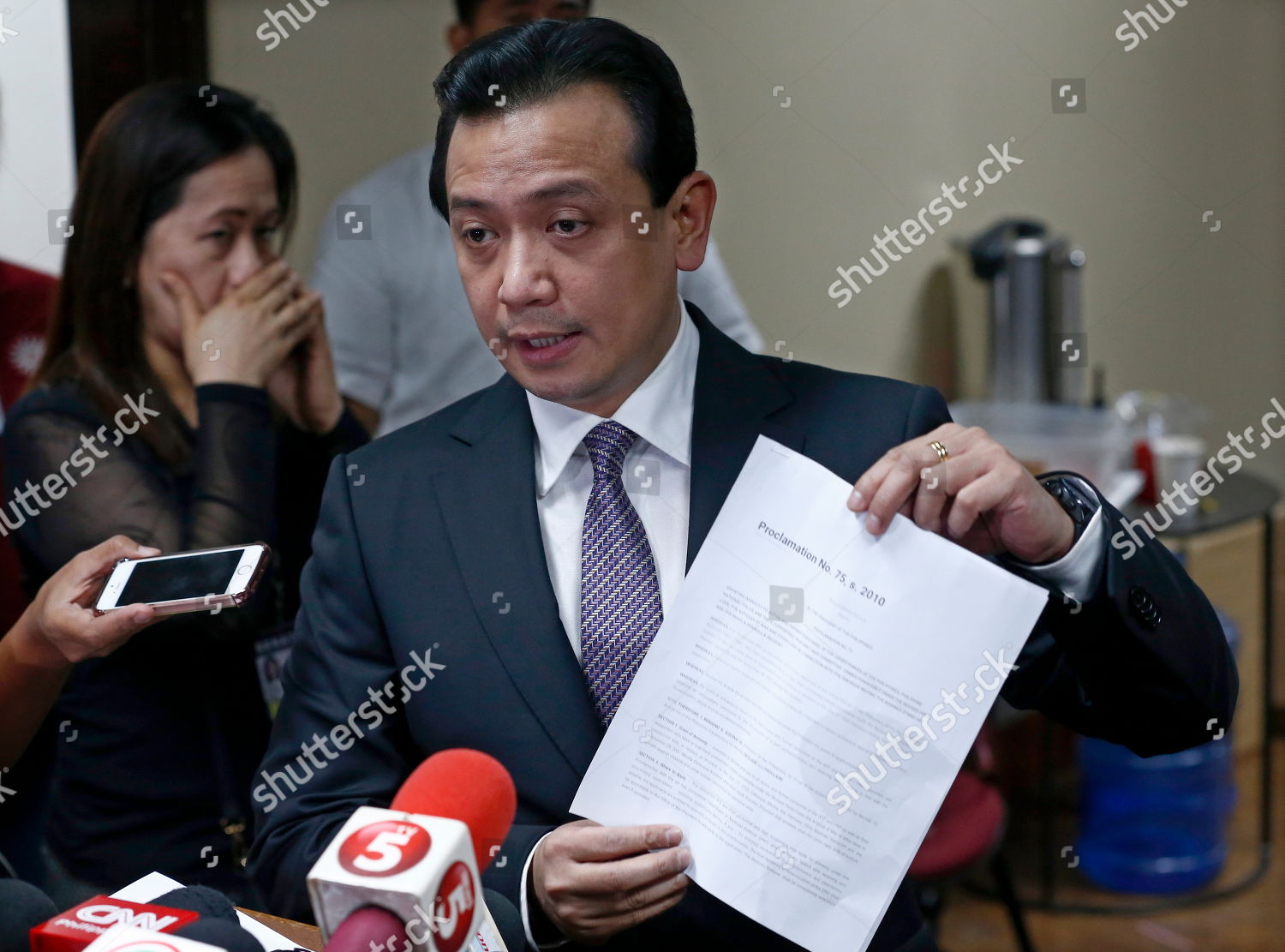 Philippine Senator Antonio Trillanes Iv Former Editorial Stock Photo ...