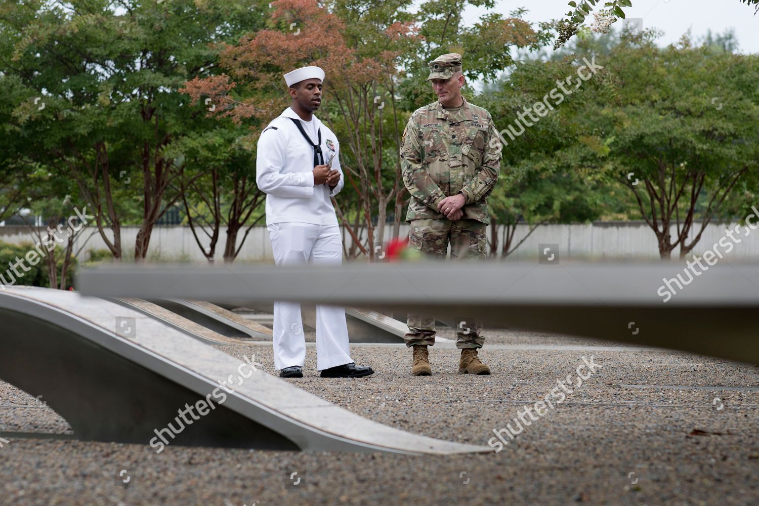 Members Us Military Stand Where Names Editorial Stock Photo - Stock ...