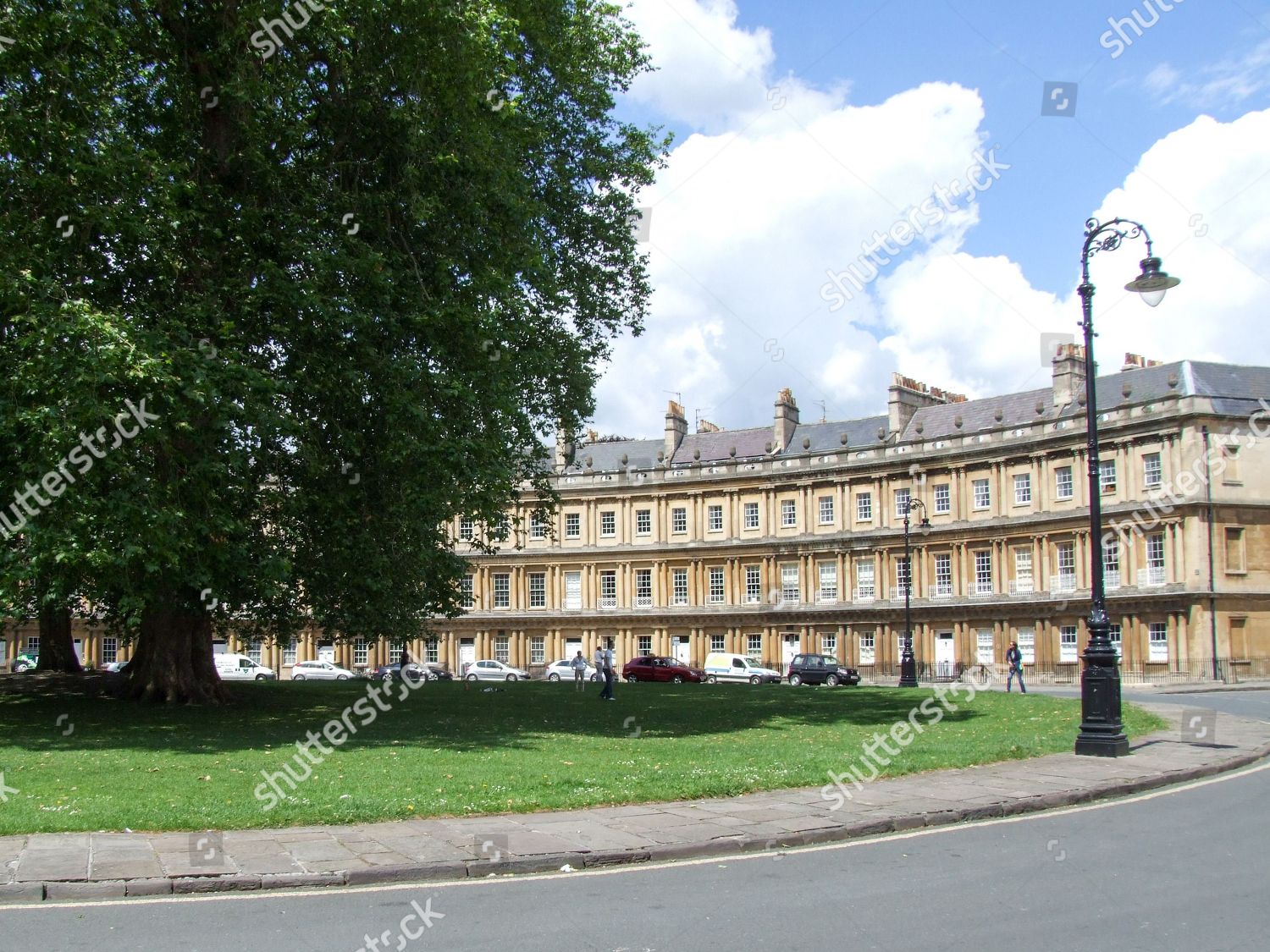 Regency Roundabout Bath Which Came Third Editorial Stock Photo - Stock ...