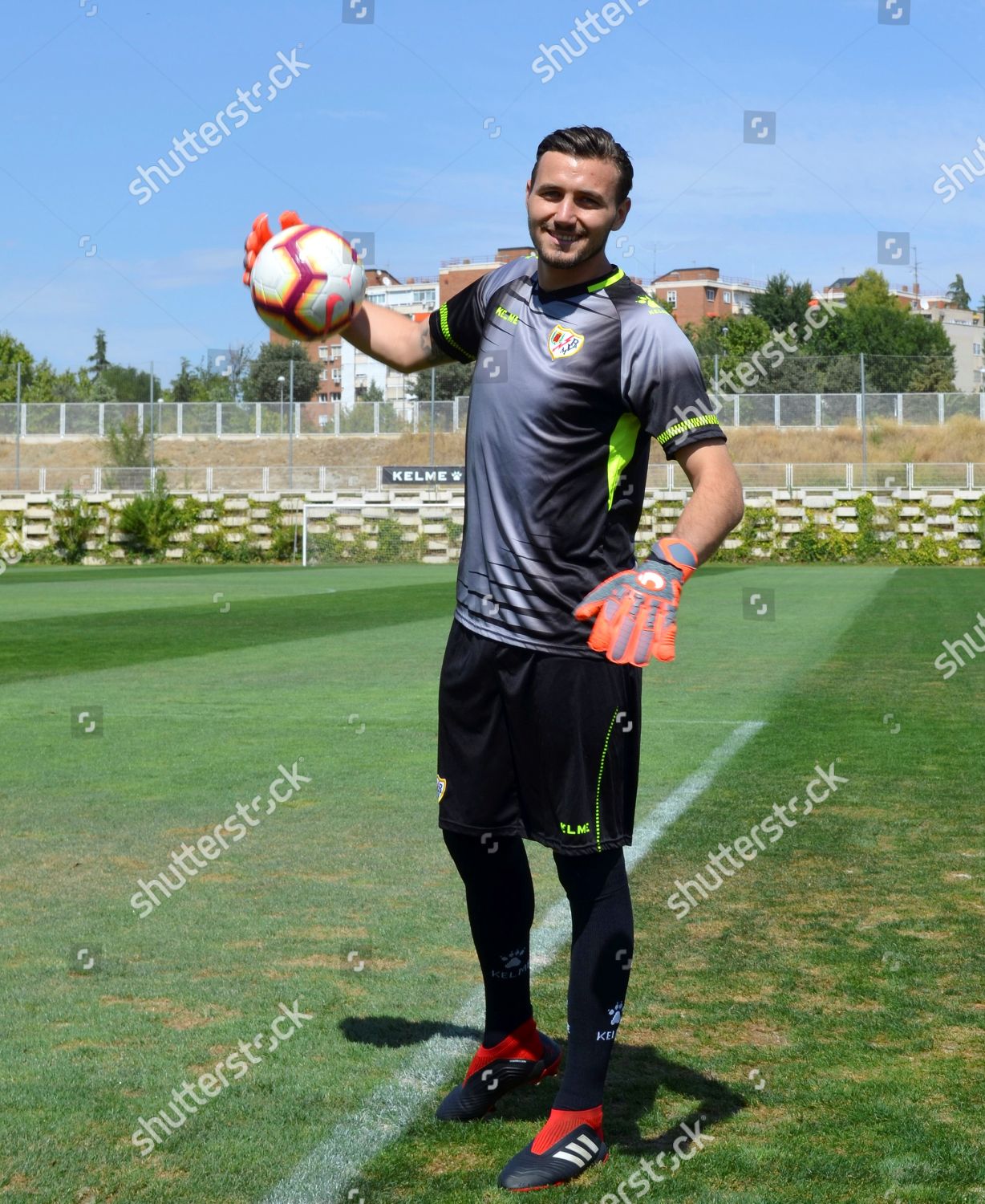 Macedoninan Goalkeeper Stole Dimitrievski Poses During Editorial Stock ...