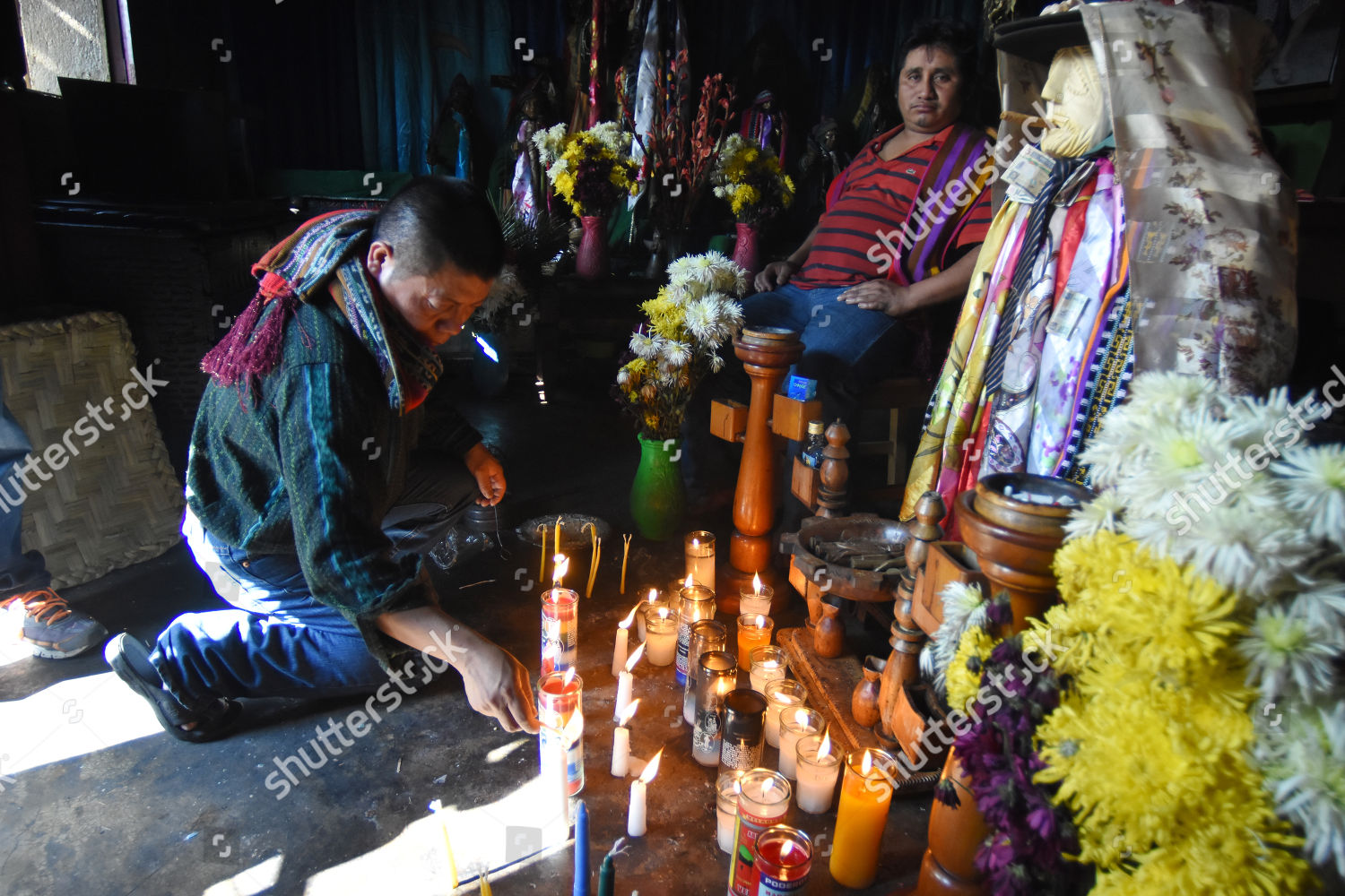 Shaman Seen During Ritual Venerate Holygod Editorial Stock Photo ...