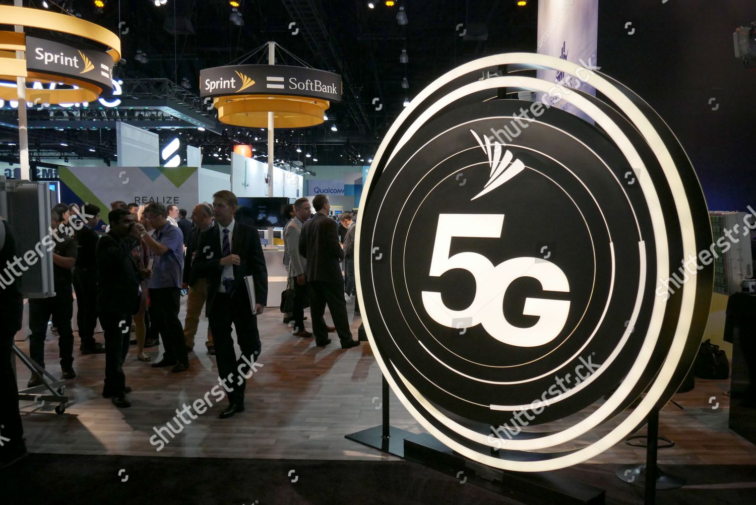Sprint 5g 3d Logo Displayed Gsma Editorial Stock Photo - Stock Image ...