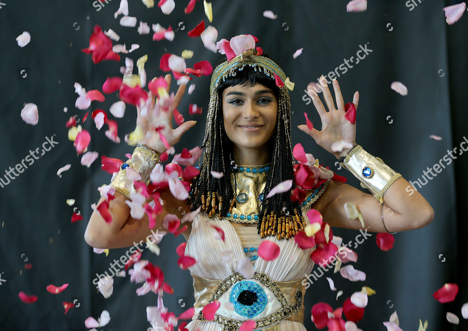 Actress Posing Queen Cleopatra Poses On Editorial Stock Photo - Stock ...