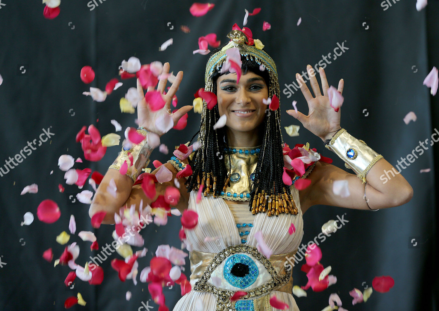 Actress Posing Queen Cleopatra Poses On Editorial Stock Photo - Stock ...