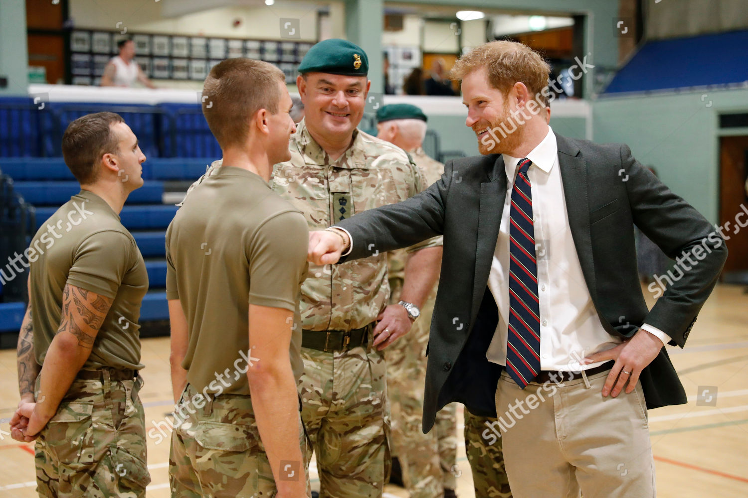 Prince Harry Visits Royal Marines Commando Editorial Stock Photo ...