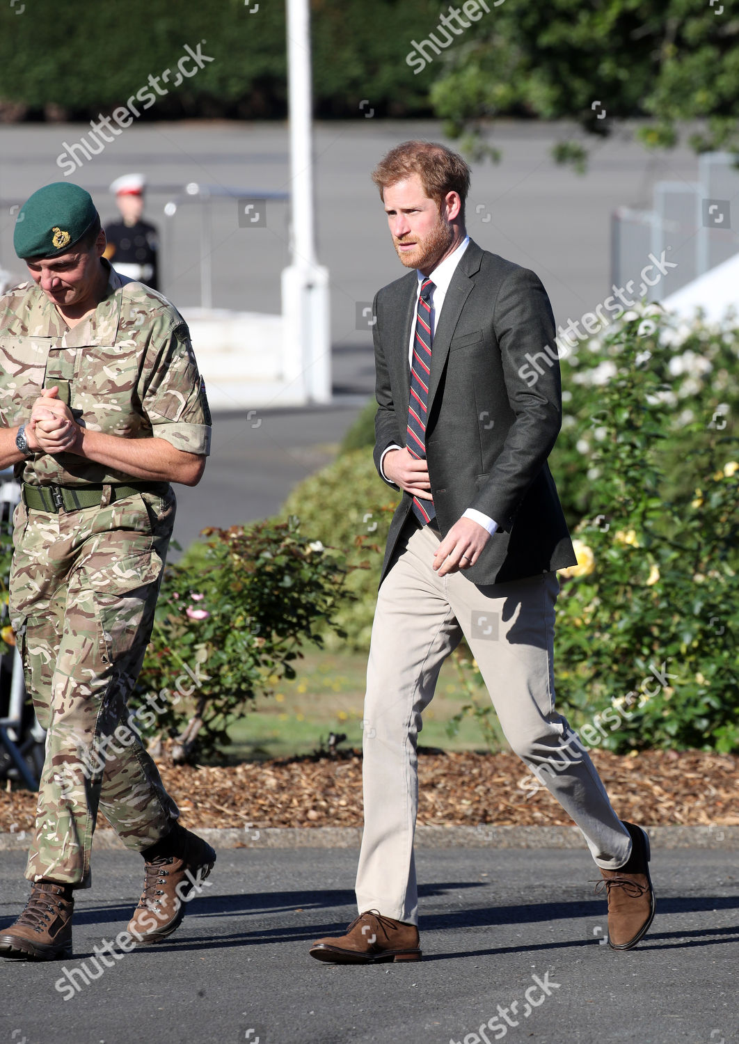 Prince Harry Visits Royal Marines Commando Editorial Stock Photo ...