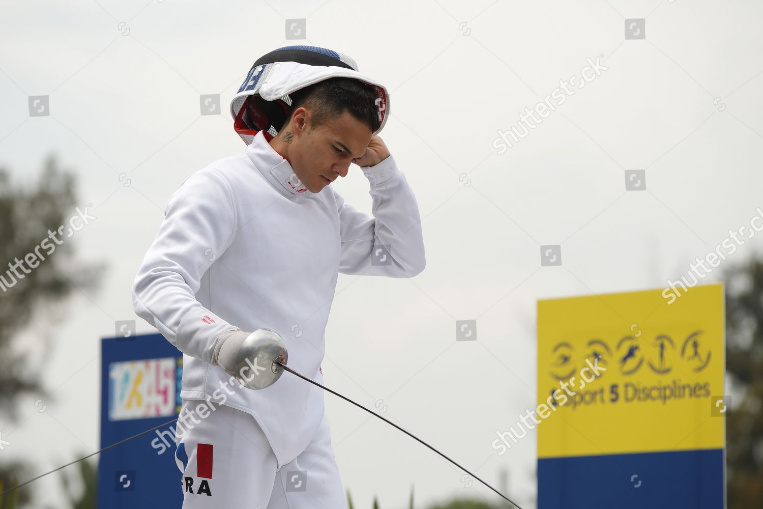 French Christopher Patte Faces British Myles Editorial Stock Photo ...