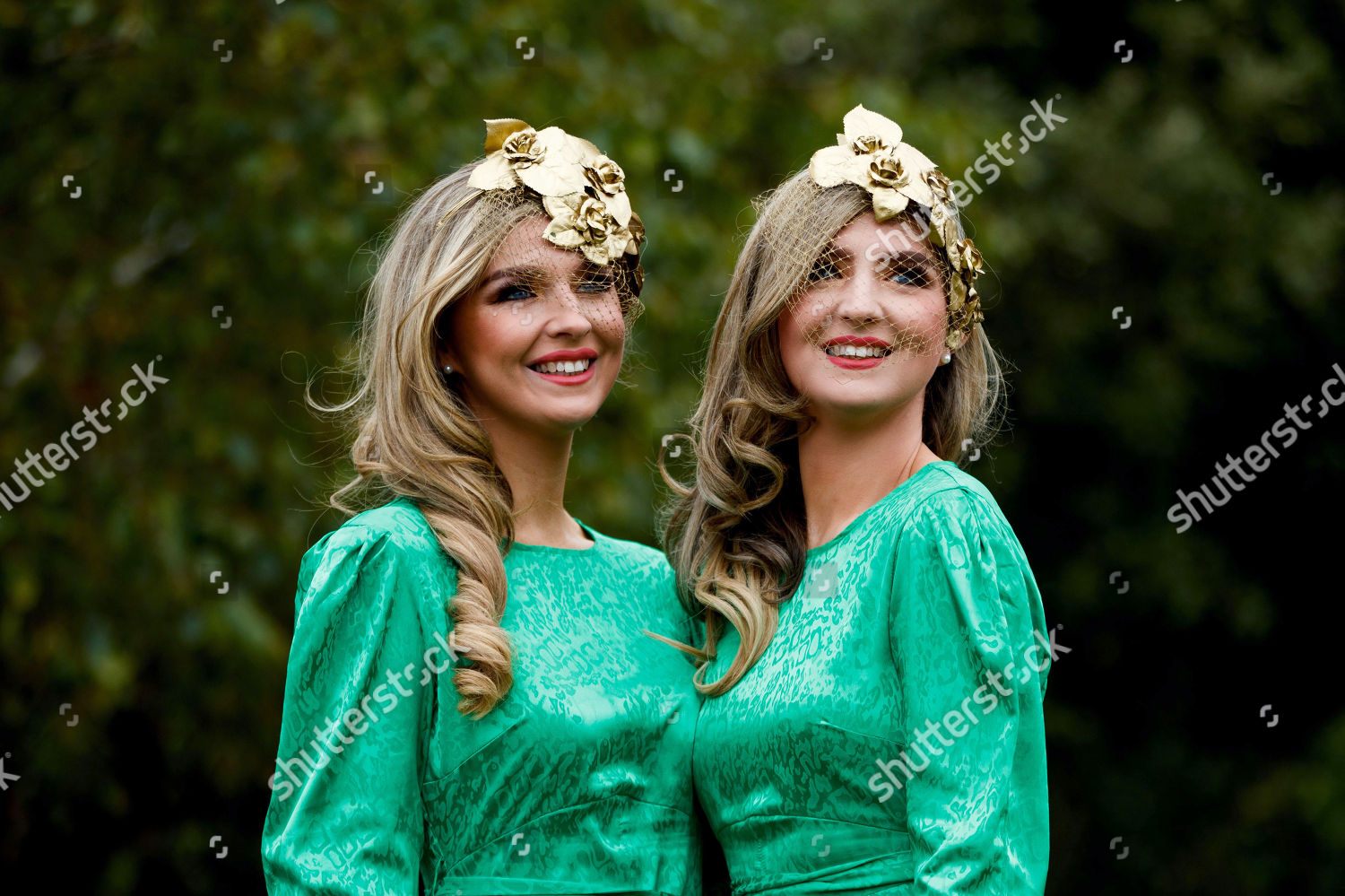 Twins Davinia Dawn Knight Portarlington Co Editorial Stock Photo ...