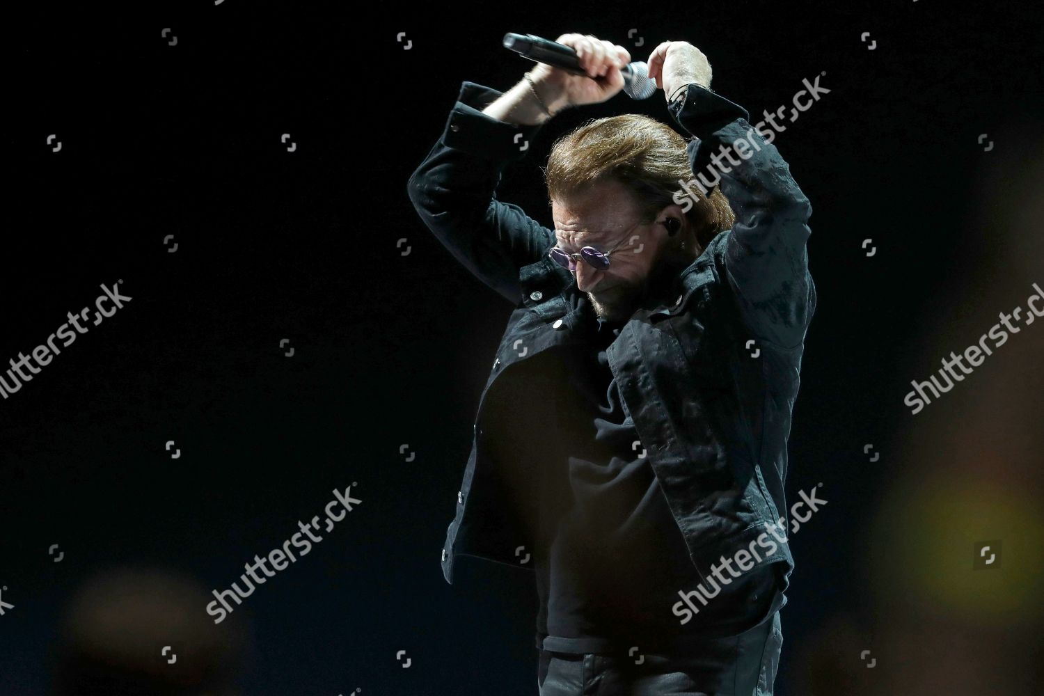 Bono Irish Rock Band U2 Performs Editorial Stock Photo - Stock Image ...