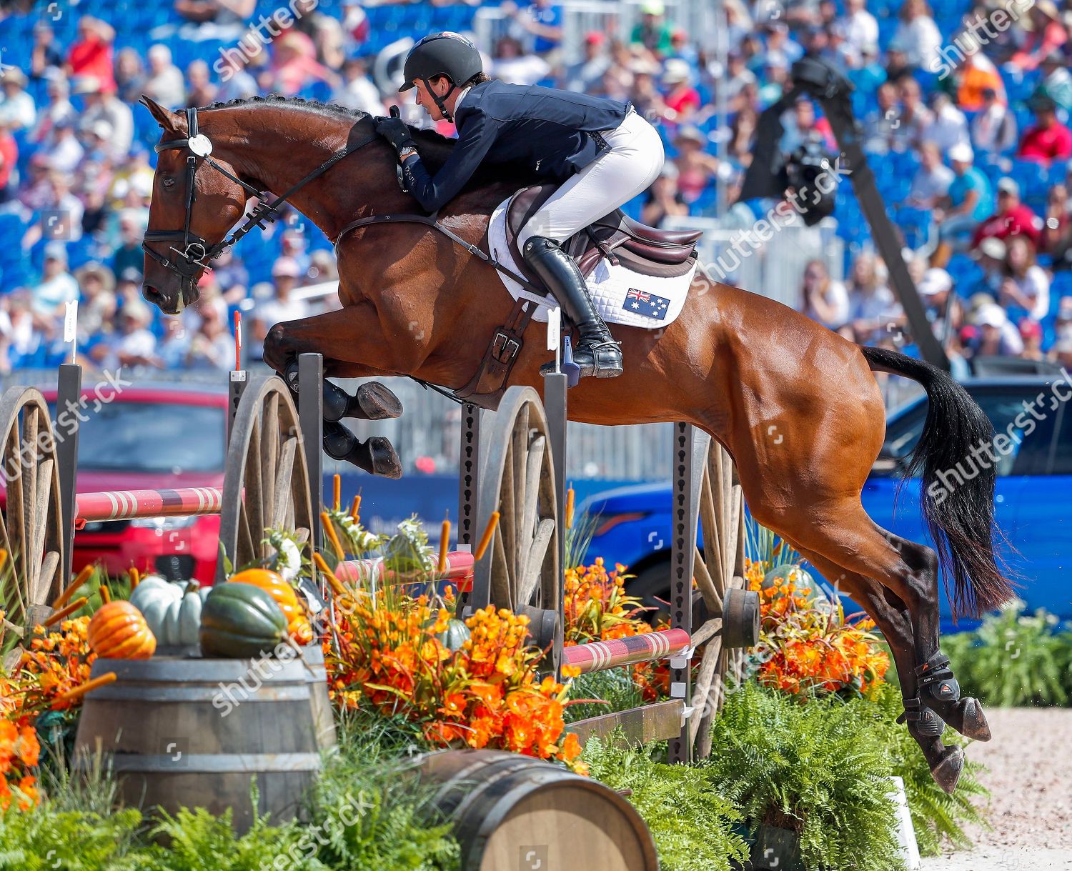 Emma Mcnab Australia Competes Aboard Fernhill Editorial Stock Photo ...
