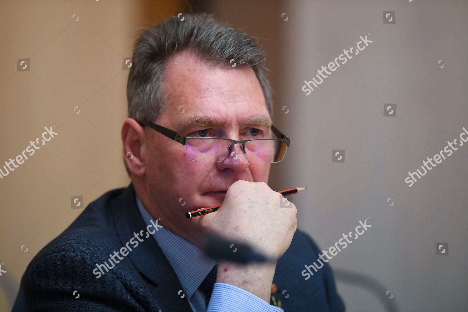 Nationals Senator Steve Martin Reacts During Editorial Stock Photo ...