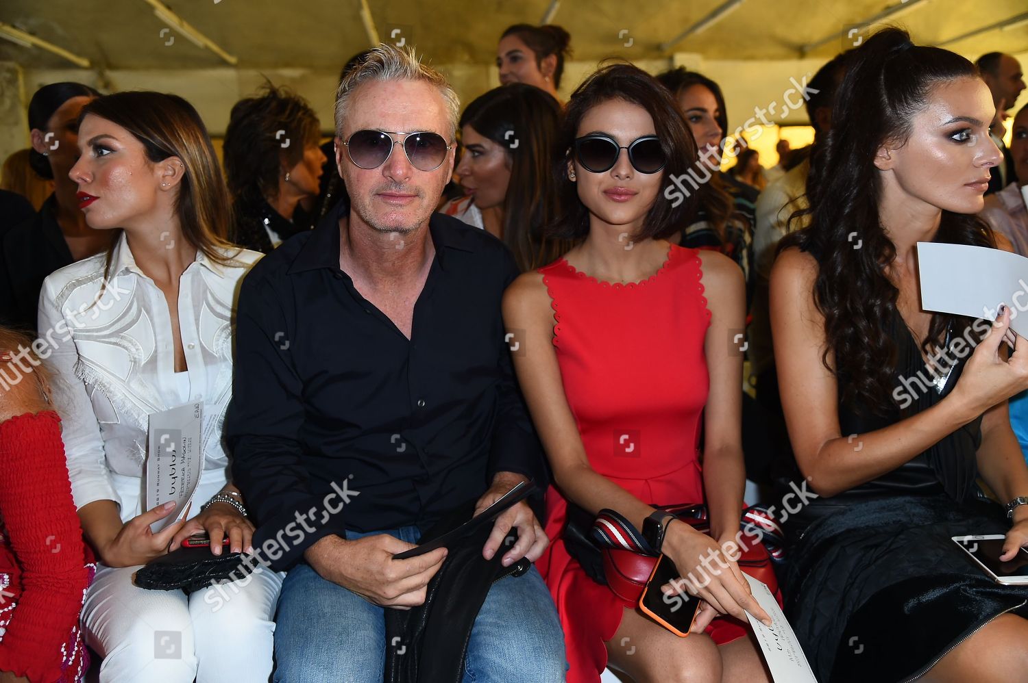 Eddie Irvine Paola Turani Front Row Editorial Stock Photo - Stock Image ...